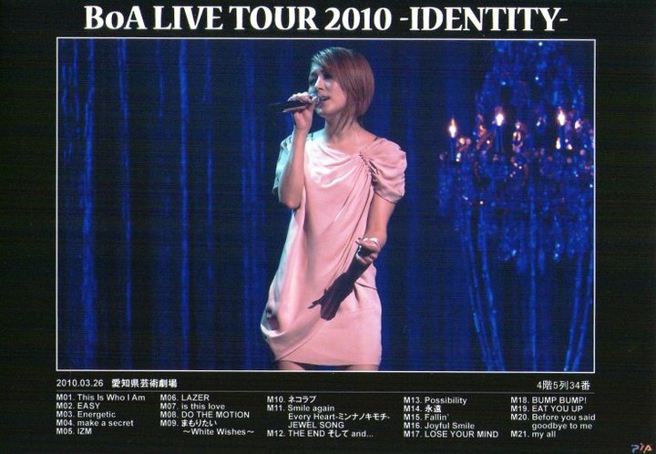 Review BoA LIVE TOUR 2010 IDENTITY DVD