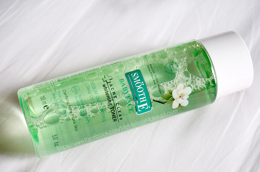 Review : Smooth E Acne Clear Whitening Toner