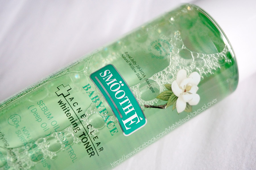 Review : Smooth E Acne Clear Whitening Toner