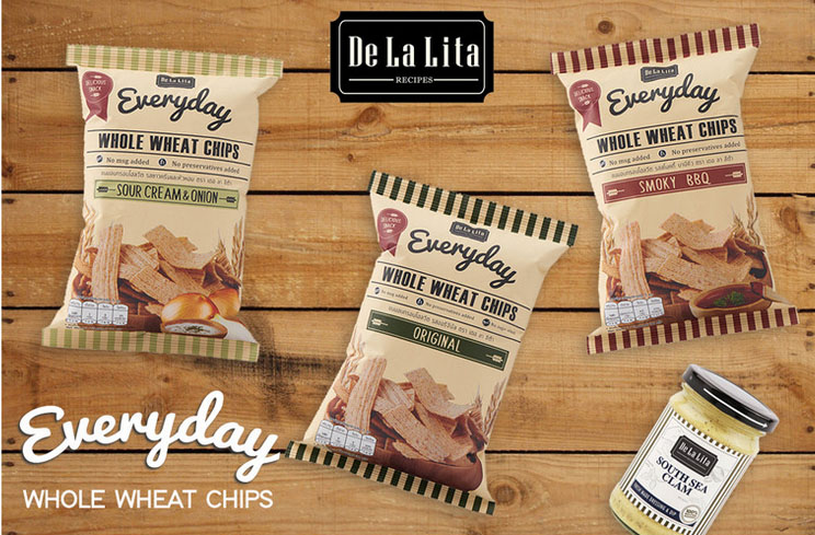 Bloggang.com : แม่มณีมีของกิน - De La Lita อร่อยได้ทุกที่ Everyday กับขนมอบกรอบโฮลวีต และน้ำสลัด ...