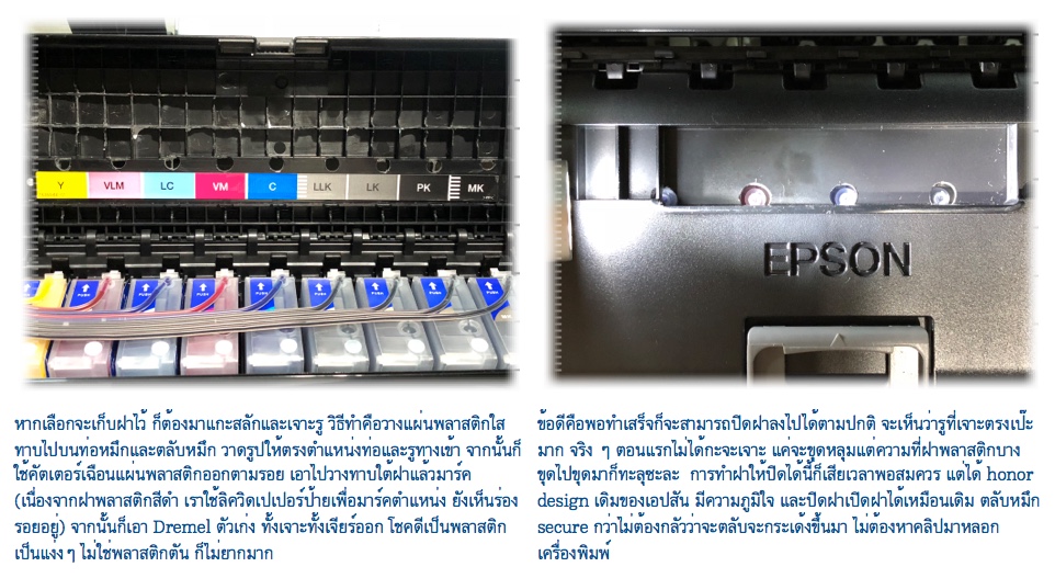 Epson Stylus Photo R3000 and CIS (ink tank)