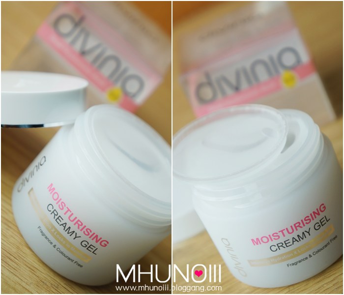 Review : Divinia Moisturising Creamy Gel ครีมเจลเติมน้ำให้ผิว ไม่มีสี ...