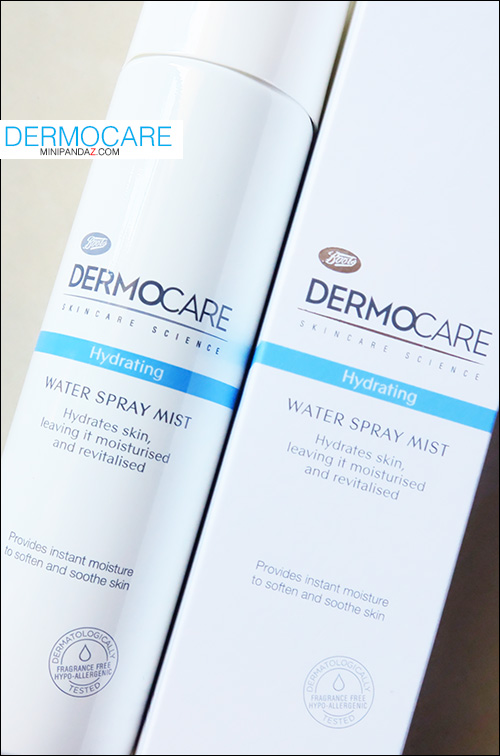 Beauty Review Boots DERMOCARE Water Spray Mist "Hydrating"
