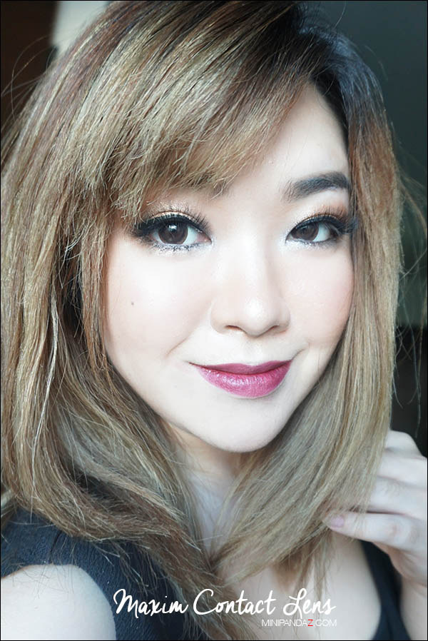 BEAUTY :: REVIEW MAXIM CONTACT LENS เลนส์โทนธรรมชาติสีเทาและน้ำตาล