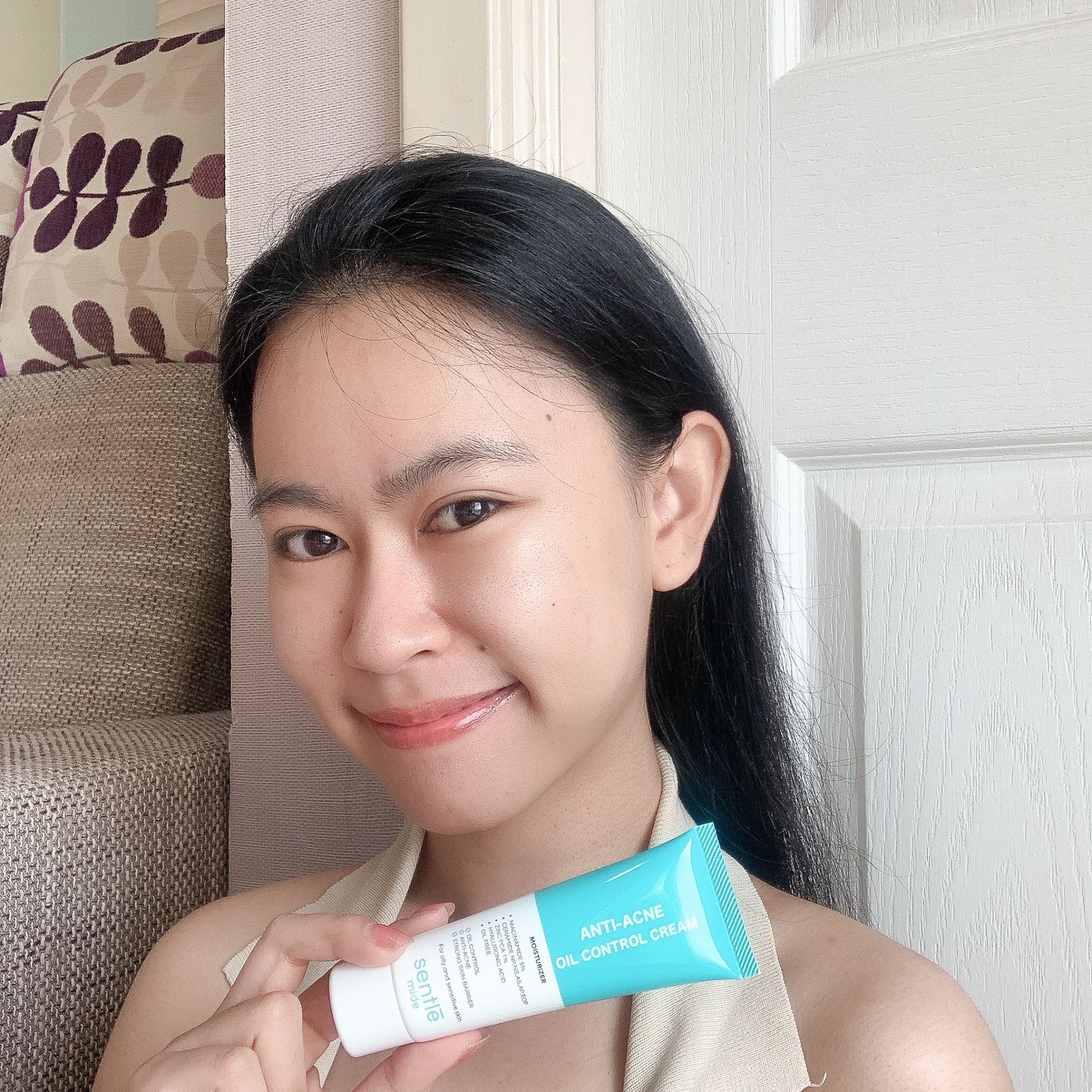 sentle mide Anti-Acne Oil Control Cream มอยส์เจอร์ไรเซอร์ของ ชาวผิวมัน! .*␥