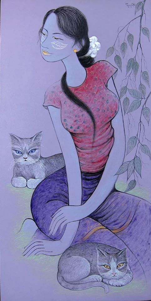 045. ทัศนศิลป์เมียนมาร์ ( Visual arts Myanmar) : ภาพลำดับที่ 087 - 166.