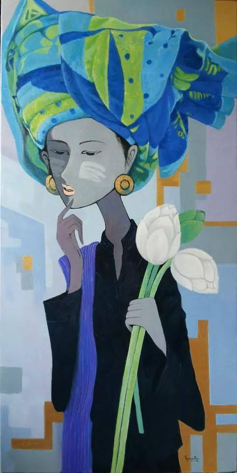 045. ทัศนศิลป์เมียนมาร์ ( Visual arts Myanmar) : ภาพลำดับที่ 087 - 166.