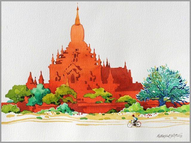 048. ทัศนศิลป์เมียนมาร์ ( Visual arts Myanmar) : ลำดับภาพที่ 237 -259
