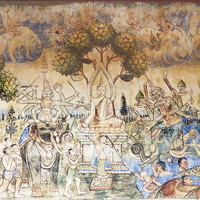 วัดสามเรือน Wat Sam Ruen, Phitsanulok.