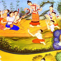 วัดร้องแง Wat Rong Ngae, Nan.