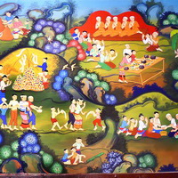 วัดร้องแง Wat Rong Ngae, Nan.