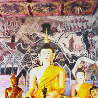 วัดร้องแง Wat Rong Ngae, Nan.