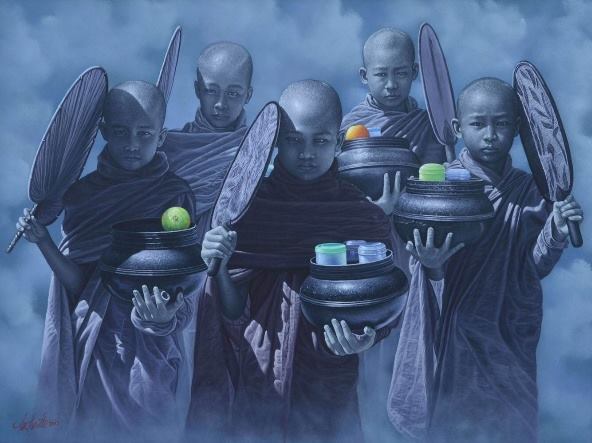 047.ทัศนศิลป์เมียนมาร์ ( Visual arts Myanmar) : ลำดับภาพที่ 209 -.236