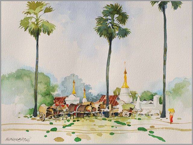 048. ทัศนศิลป์เมียนมาร์ ( Visual arts Myanmar) : ลำดับภาพที่ 237 -259