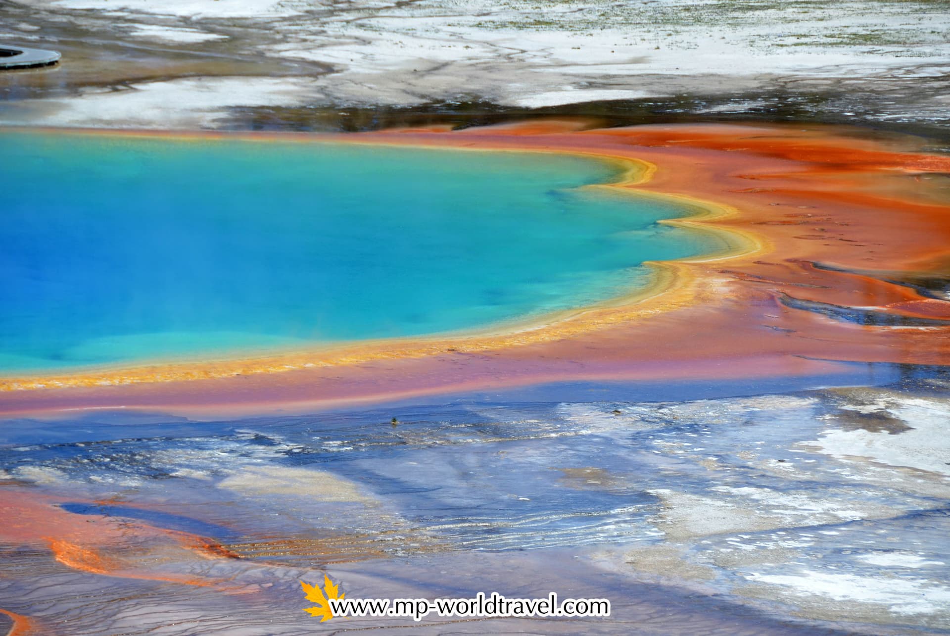 Grand Prismatic Spring (บ่อน้ำพุร้อนสีรุ้ง) ที่สวยที่สุดในโลก