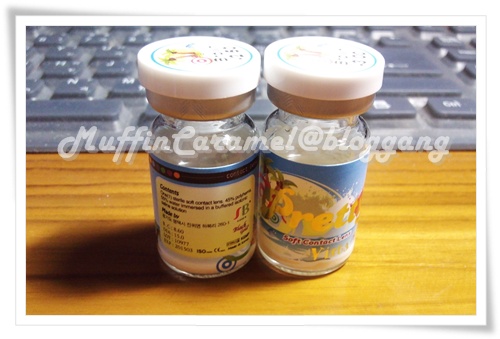 Review : Contact lens Pretty Vista Plus # Brown