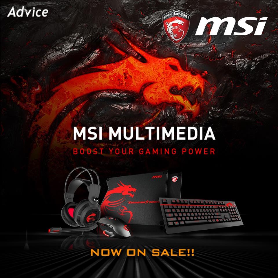 MSI Gaming G Series มีจำหน่ายแล้วที่แอดไวซ์