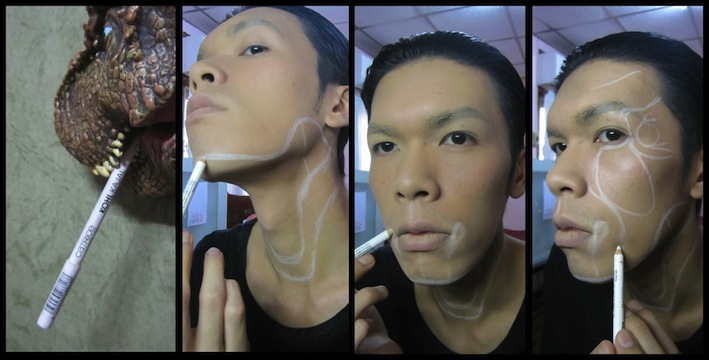 Bloggang.com : Noyneung - [How to] makeup transformation : ทีเร็กซ์ (T ...