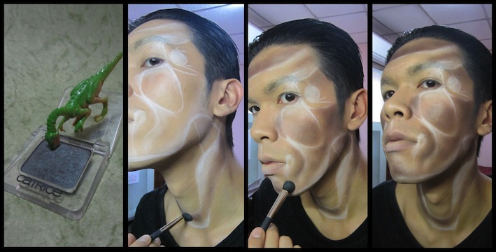 Bloggang.com : Noyneung - [How to] makeup transformation : ทีเร็กซ์ (T ...