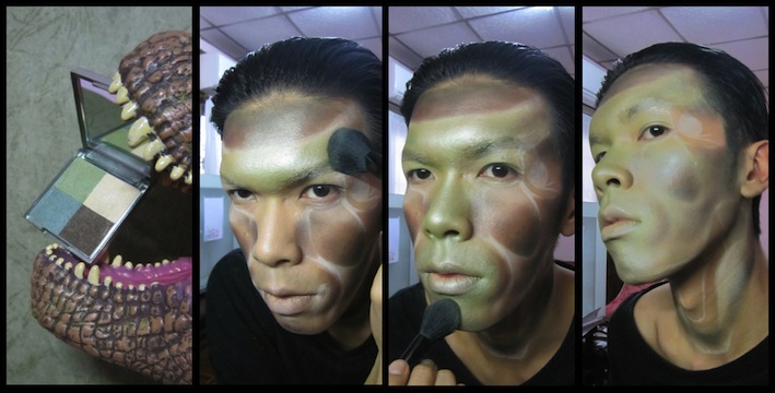 Bloggang.com : Noyneung - [How to] makeup transformation : ทีเร็กซ์ (T ...