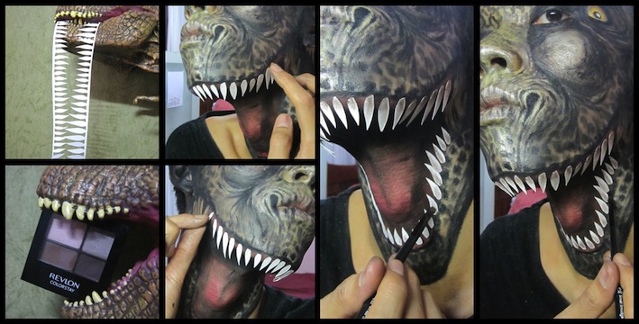 Bloggang.com : Noyneung - [How to] makeup transformation : ทีเร็กซ์ (T ...