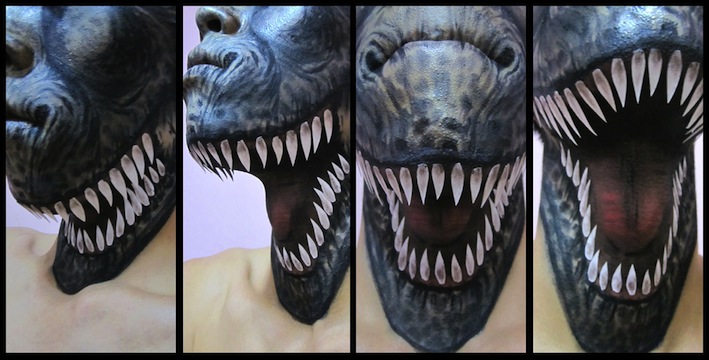 Bloggang.com : Noyneung - [How to] makeup transformation : ทีเร็กซ์ (T ...