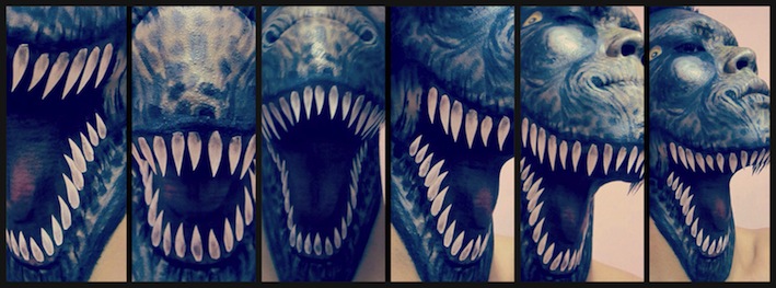 Bloggang.com : Noyneung - [How to] makeup transformation : ทีเร็กซ์ (T ...