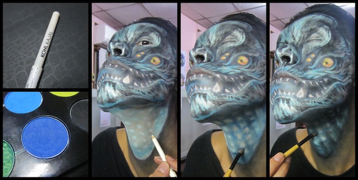 [How to] makeup transformation : สัตว์ประหลาดยักษ์ (Kaiju) Pacific Rim