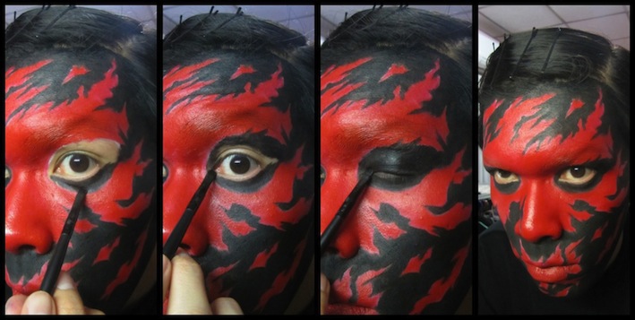 [How to] makeup transformation : Insidious Character01 ปีศาจหน้าไฟ the ...