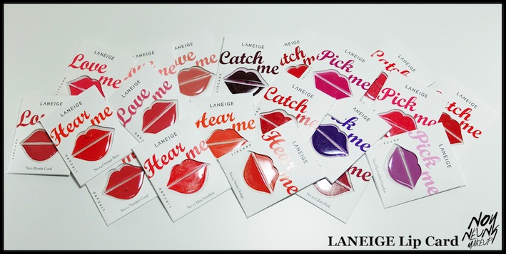 [Review] แค่งับก็สวยได้! LANEIGE Lip Card ลิปสติกบนกระดาษ ครบ 20 สี ♥