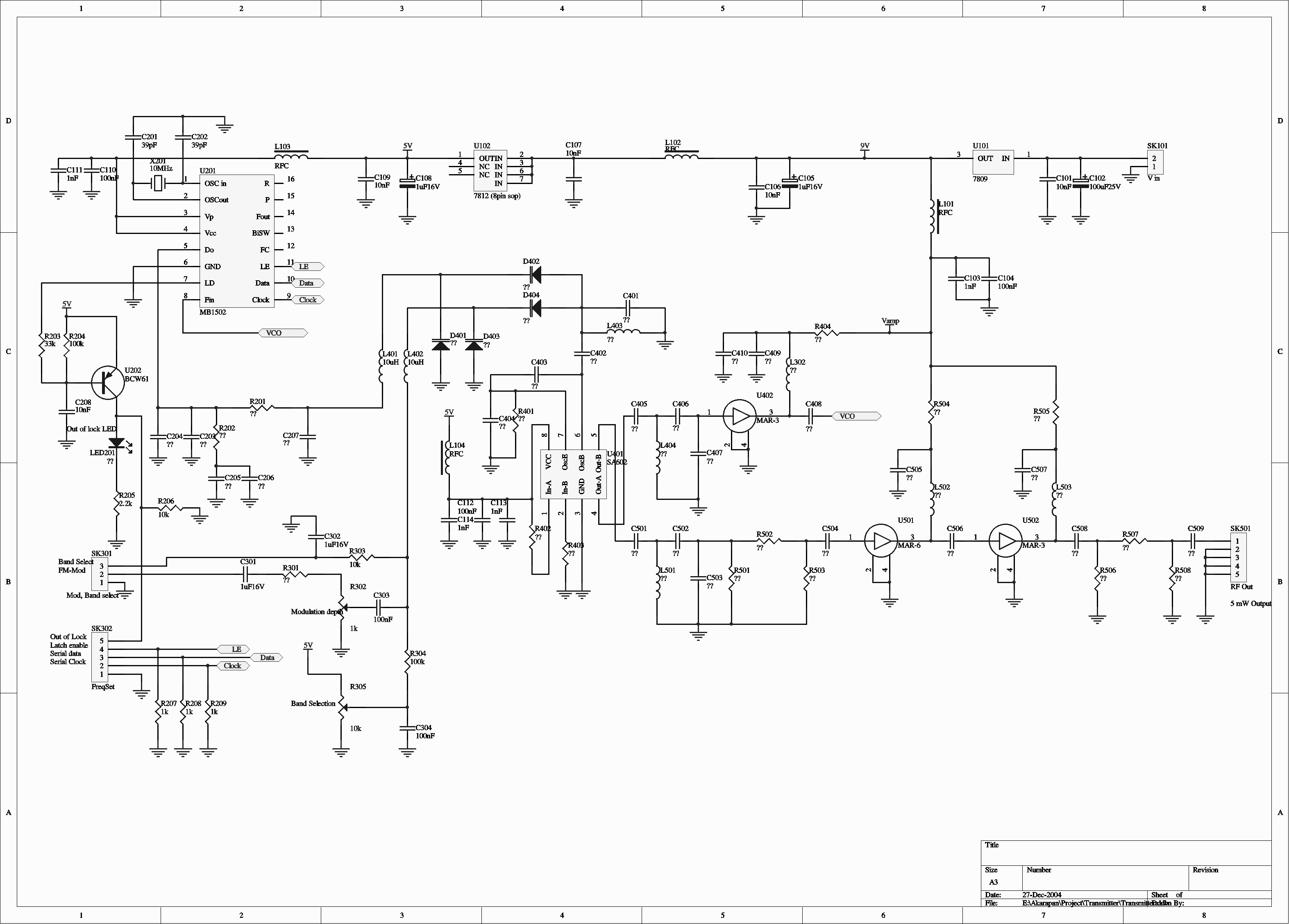 BlogGang.com : : NaCl : สำหรับเพื่อนๆ ที่ทำโปรเจค เครื่องส่งวิทยุ