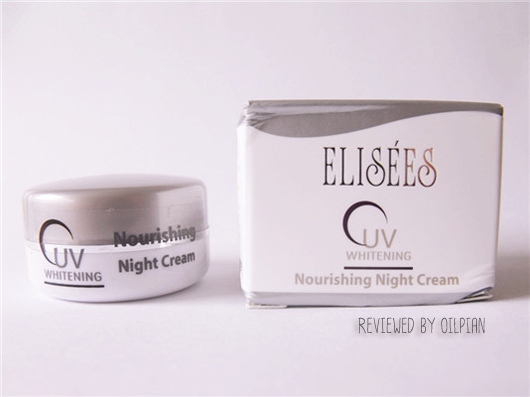 Bloggang.com : OilPiAN - [Review] 120908 ครีมบำรุงกลางคืน ELISEES UV ...