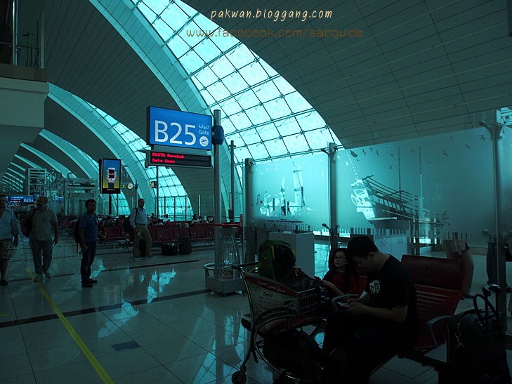 รีวิวสนามบินดูไบขาออก และไฟลท์ EK370 ดูไบ-กรุงเทพฯ