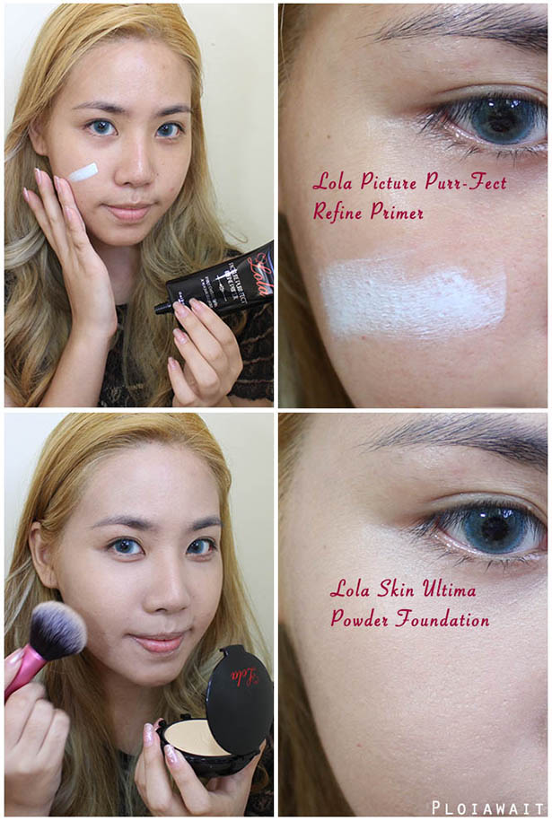 [REVIEW] ไพร์เมอร์และแป้งตัวใหม่Lola Picture Purr-Fect Refine Primer ...