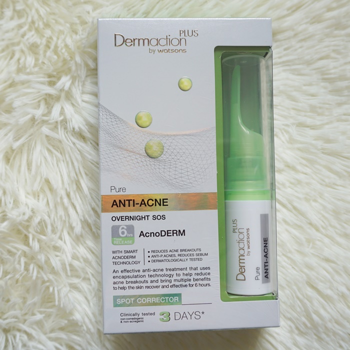 Review : Dermaction Plus Pure Anti-Acne Overnight SOS Spot Corrector