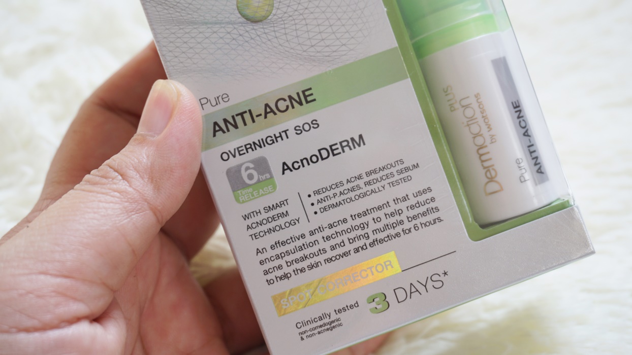 Review : Dermaction Plus Pure Anti-Acne Overnight SOS Spot Corrector