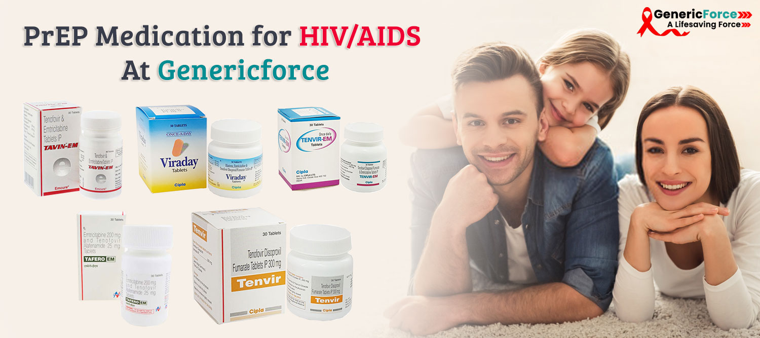 PrEP Medication for HIV/AIDS at Genericforce
