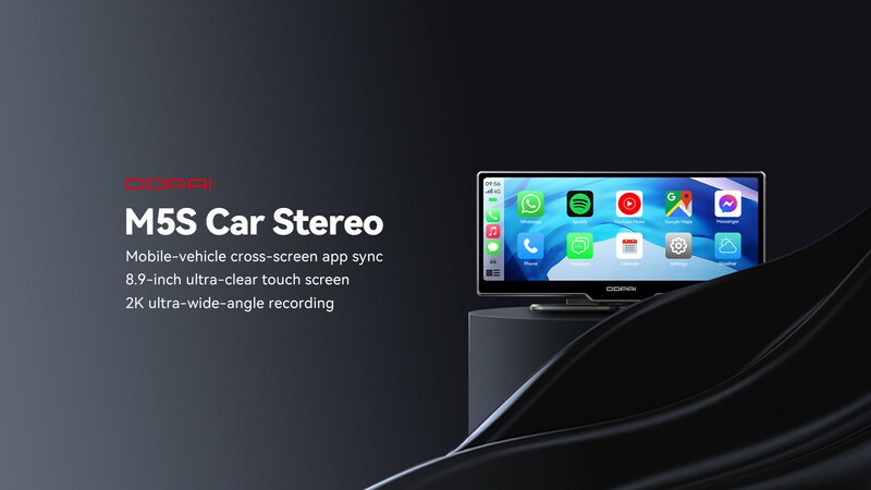 DDPAI Launches its First M5S Car Stereo: Embarking on an Unparalleled ...