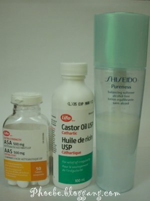 Bloggang.com : Phoebe Buffay : Toner: Salicylic Acid & Castor Oil