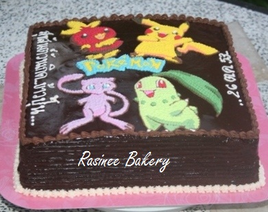 ***Pokemon Cake (Pikaju-mew-chicorita-torchic)