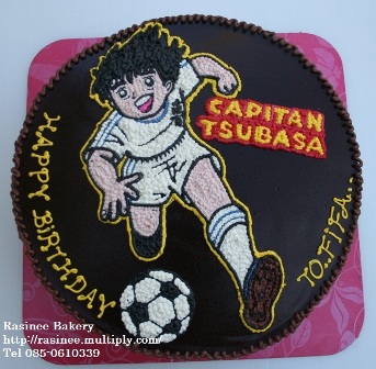 Bloggang.com : rasinee : Santa cake-Finn mcmissile cake-Tsubasa cake ...