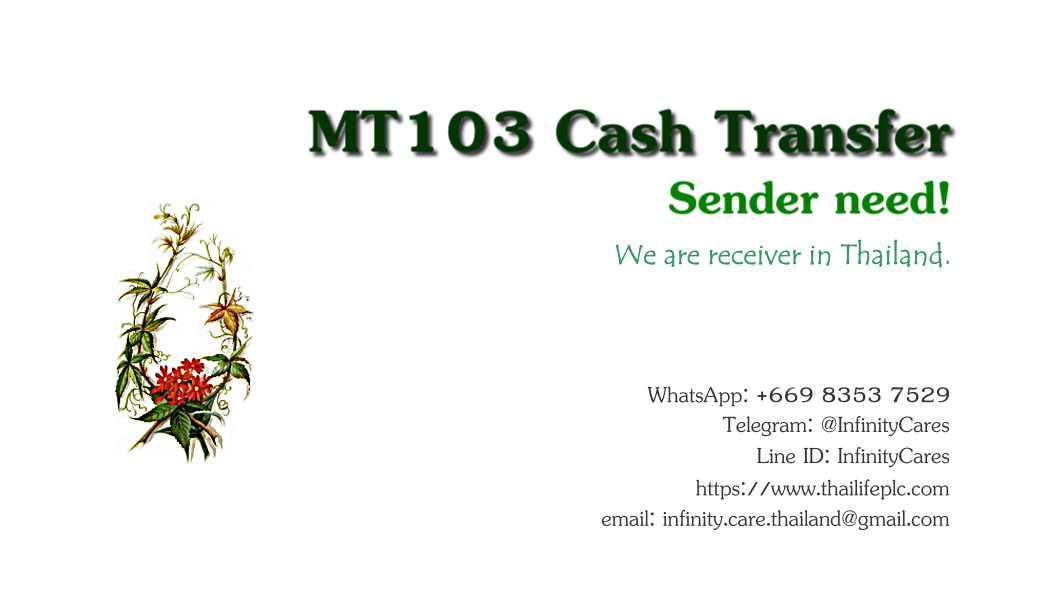MT103 Cash Transfer Receiver