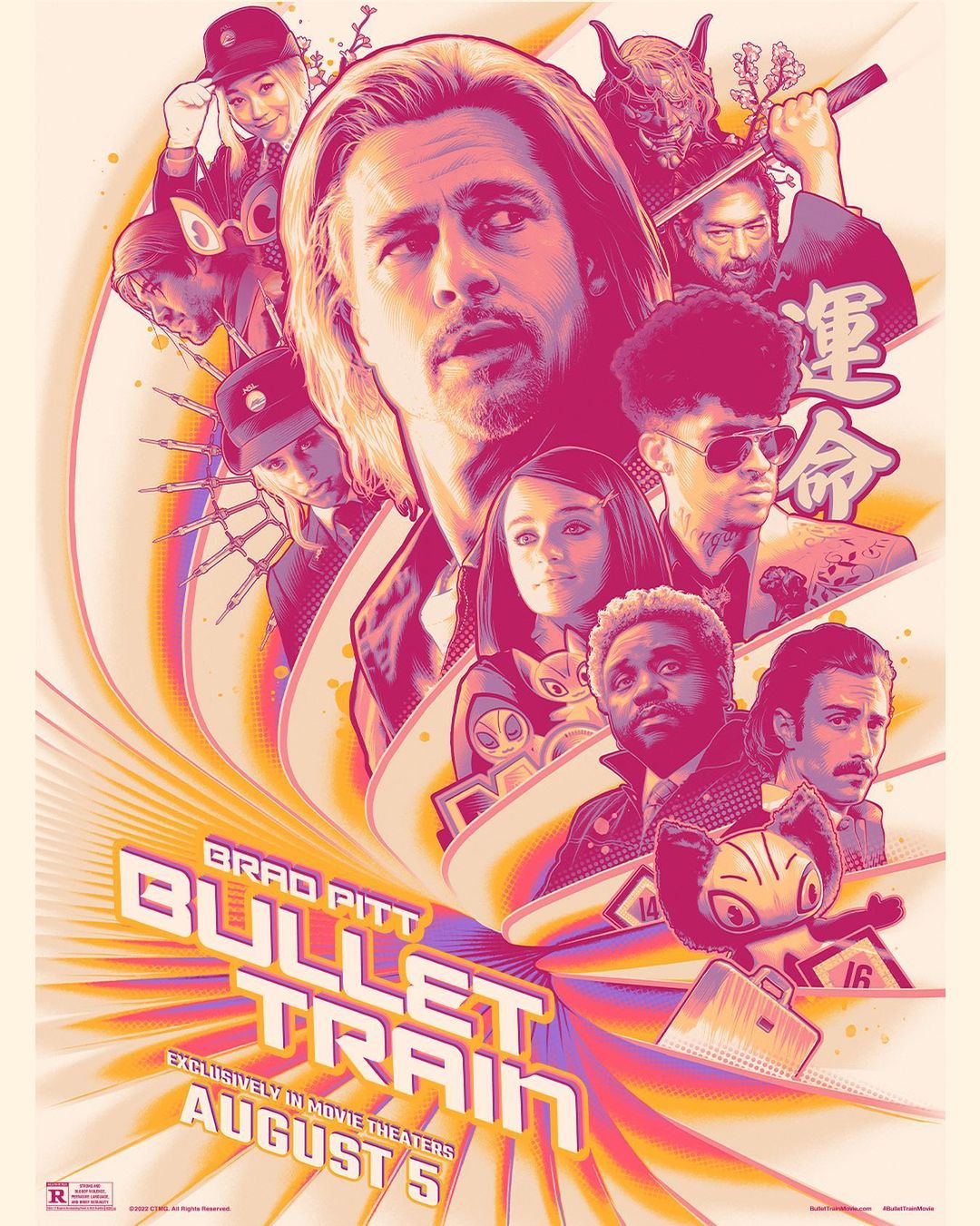 Blog 102 ว่าด้วยหนังล่าสุดของพระเอกBrad Pitts เรื่อง Bullet Train(2022)