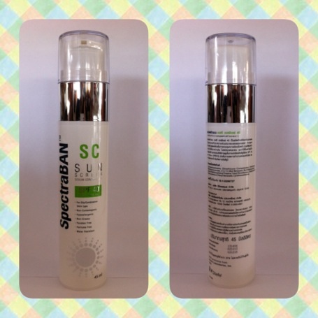 รีวิว SpectraBAN SC Sunscreen Sebum Control Gel SPF40 PA+++ (PPD13)
