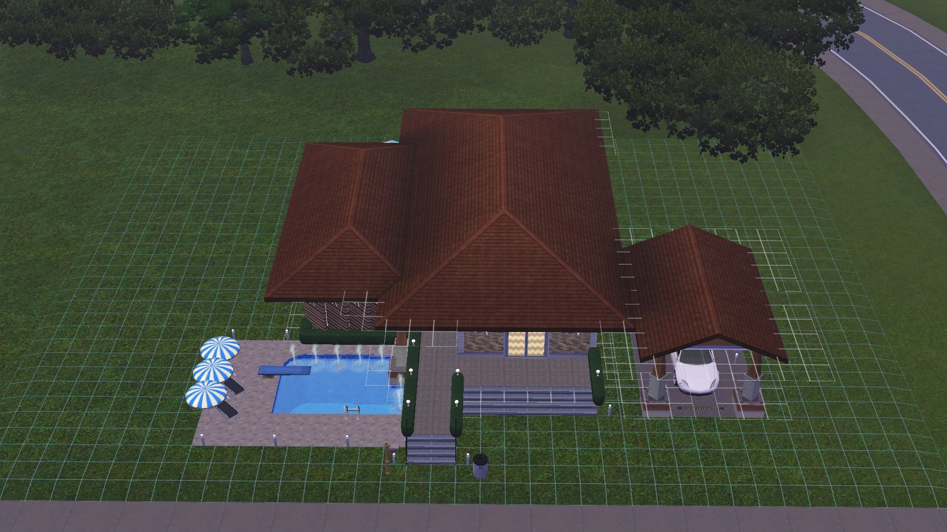 แจกบ้าน The sims 3 สวยๆ (สไตล์โมเดิร์น)