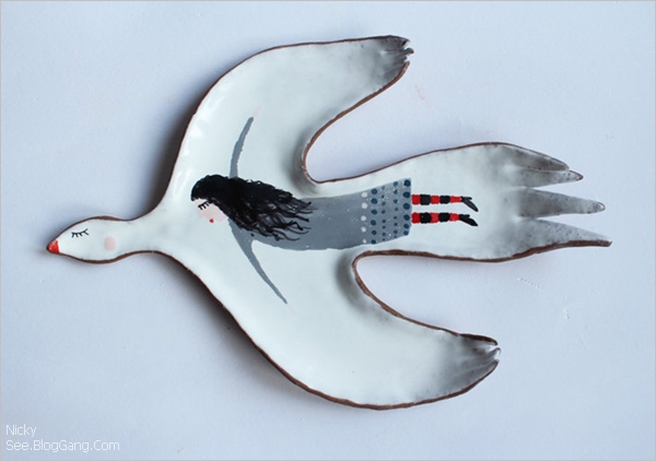 Bloggang.com : ที่เห็นและเป็นมา : ถ้วยชามน่ารักรูปสัตว์ เซรามิกแฮนด์เมด ...