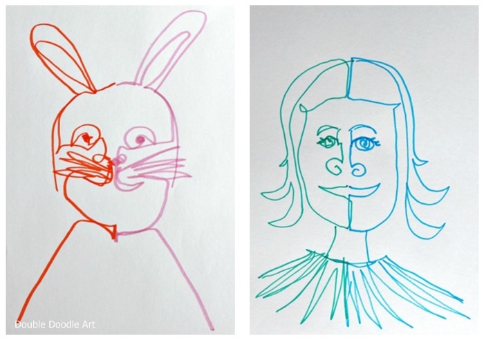 Double Doodle Art - วาดทีละ 2 มือ