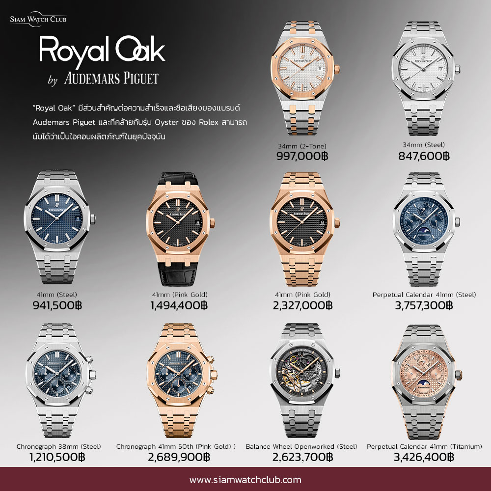 อยากได้นาฬิกา AP ของใหม่ต้องจ่ายกี่บาท?