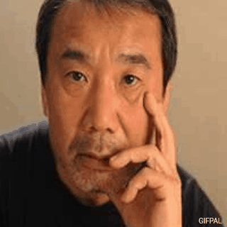 Haruki Murakami gif (นักเขียนชาวญี่ปุ่น)