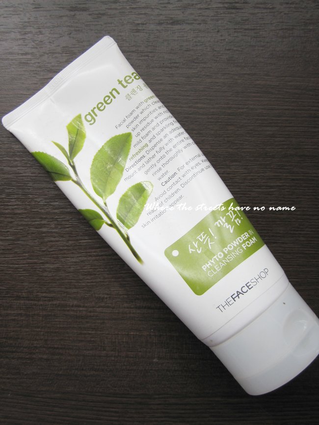 The Faceshop Green Tea Phyto Powder In Cleansing Foam